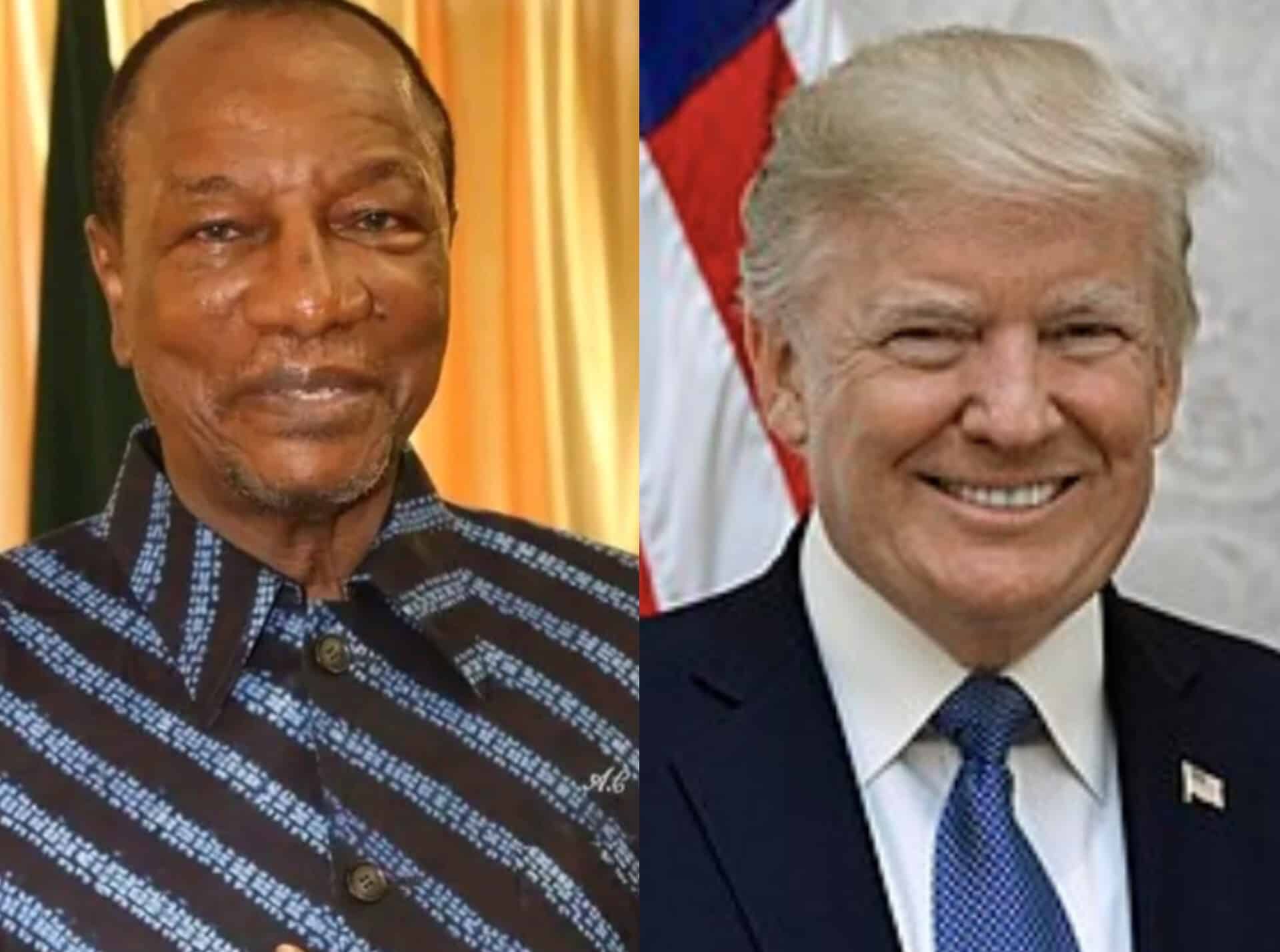 Élection de Donald Trump : Alpha Condé félicite le nouveau président ...